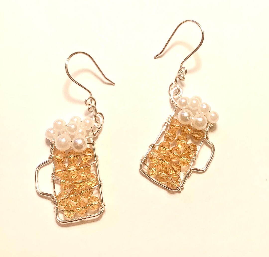 Mug of Beer Earrings - Etsy