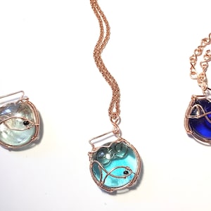 Copper Wire Wrap Fish in a Fishbowl Pendants - Etsy