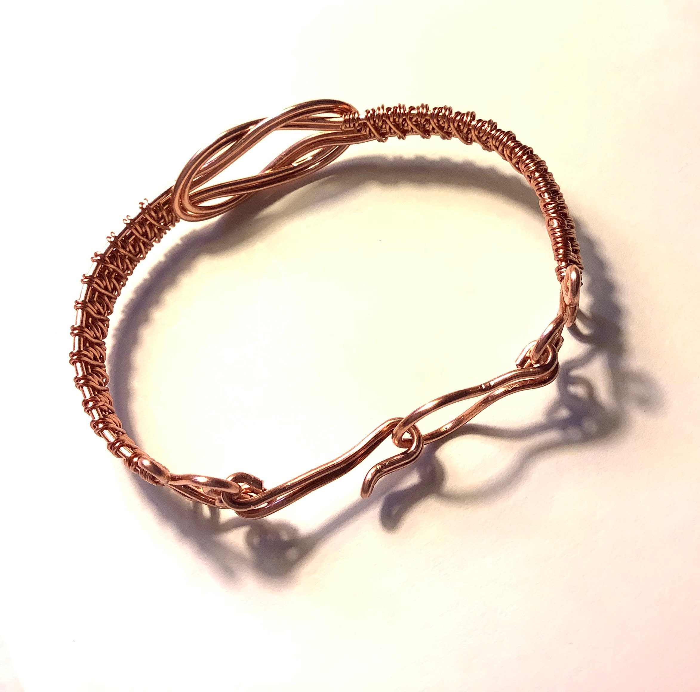 Celtic Knot Wire Weave Cuff Bracelet Sailors Knot Cuff - Etsy