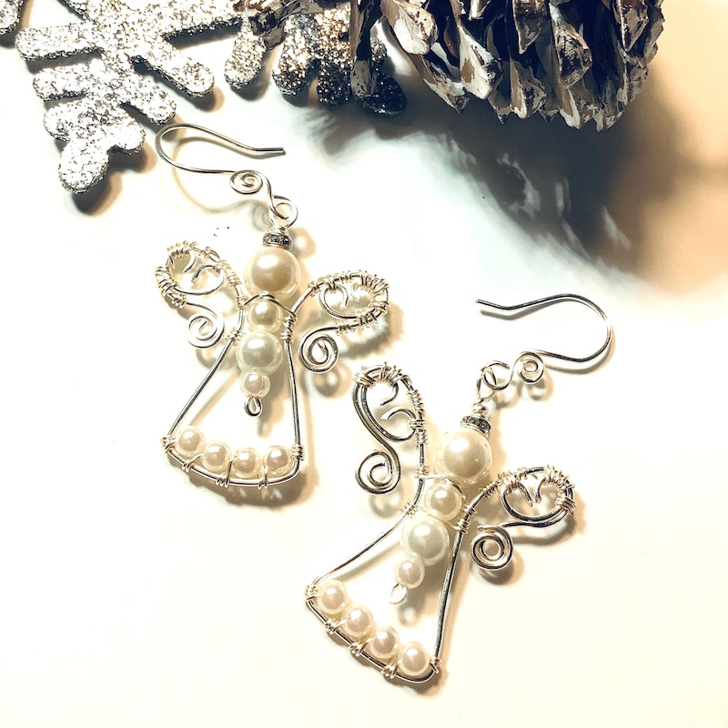 Angel Earrings - Etsy