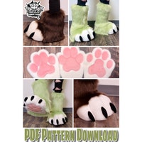 Fursuit Paw Liner Pattern + Tutorial DIGITAL DOWNLOAD PDF - Etsy