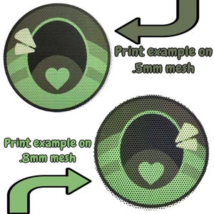 Custom Fursuit Eye Mesh - Etsy