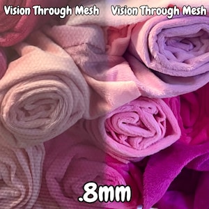 DIY .8mm and .5mm PVC Dye Sublimation Costume Eye Mesh - Etsy