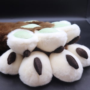 Four Finger Thumb Style Puffy Hand Paw Pattern [PDF DOWNLOAD] - Etsy