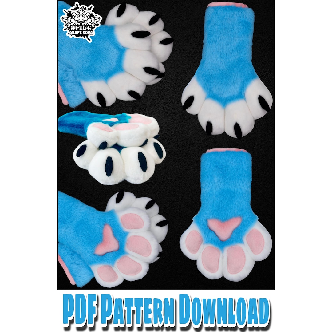 Standard Symmetrical Handpaw Pattern [PDF Download] - Etsy
