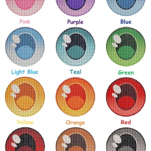 Custom Color Gradient Style Fursuit Eye Mesh - Etsy