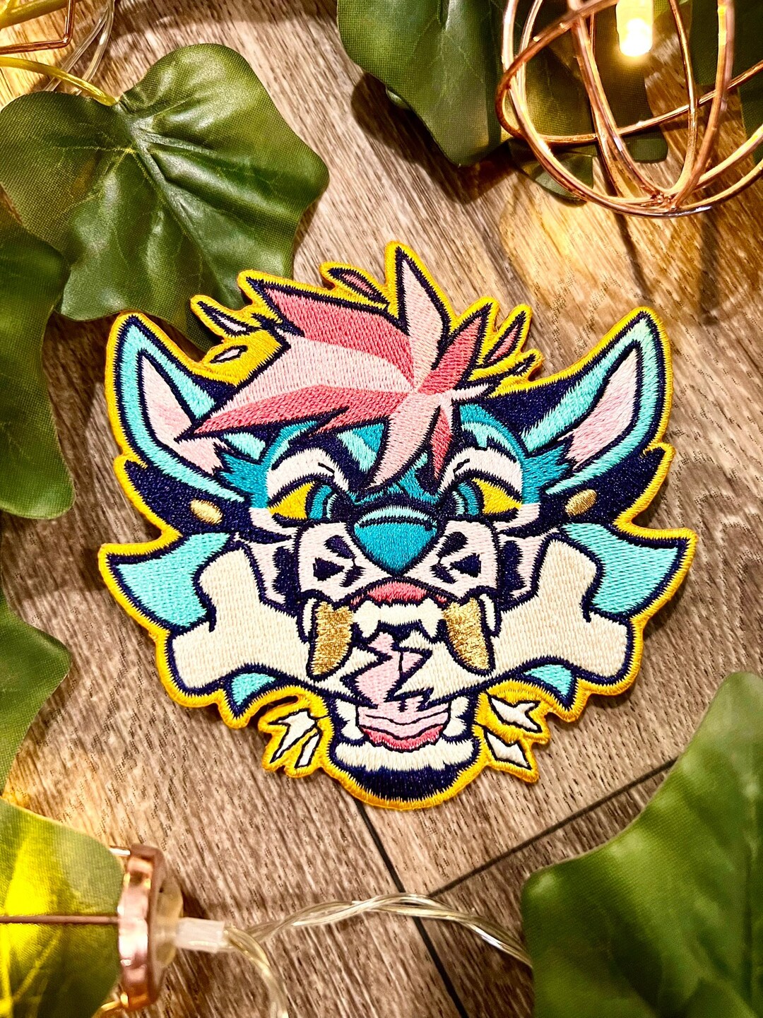 Team Maw Iron-on Patch Canine Teeth - Etsy