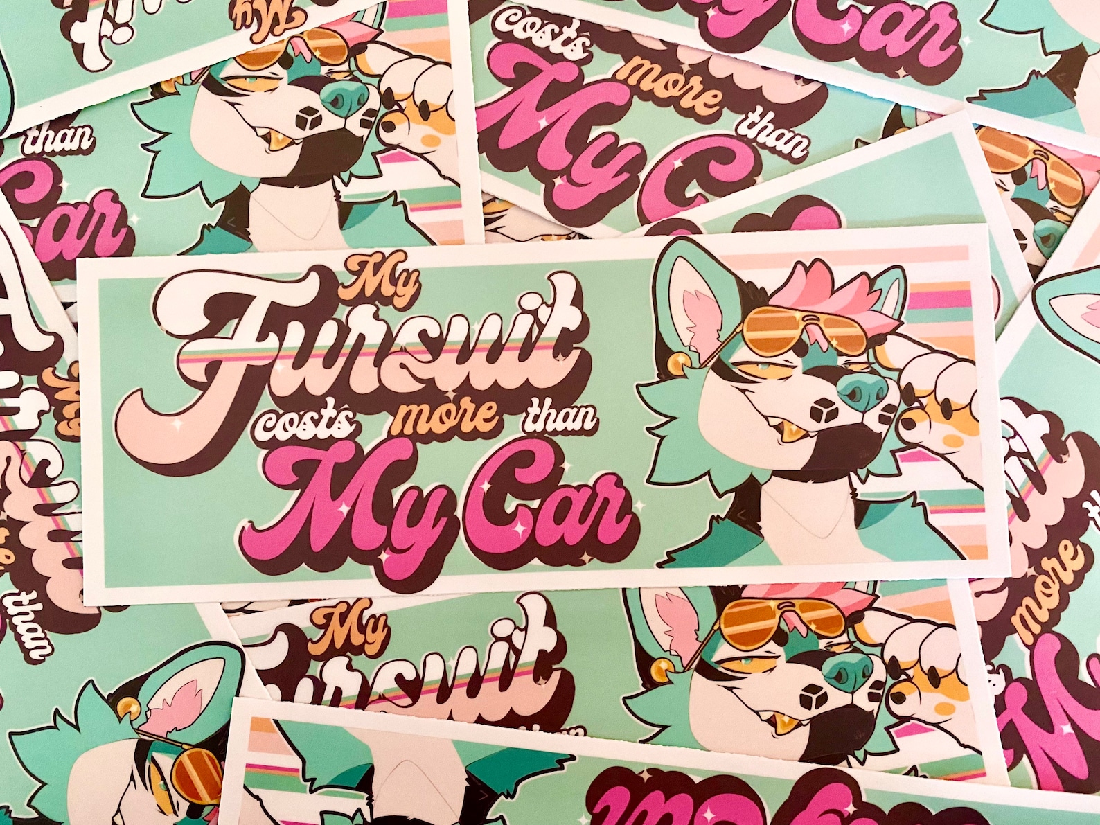 My Fursuit Costs More Than Your Car Sticker - Etsy