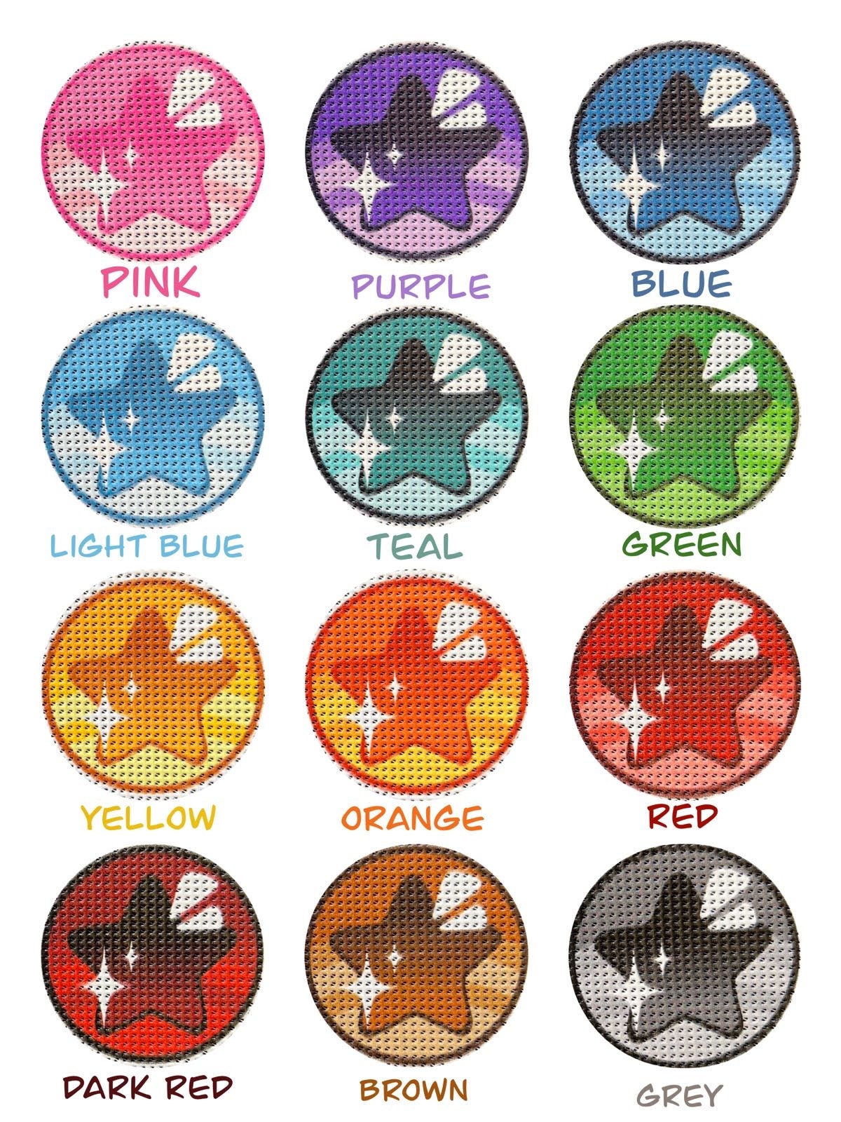 Custom Color Star Fursuit Eye Mesh - Etsy