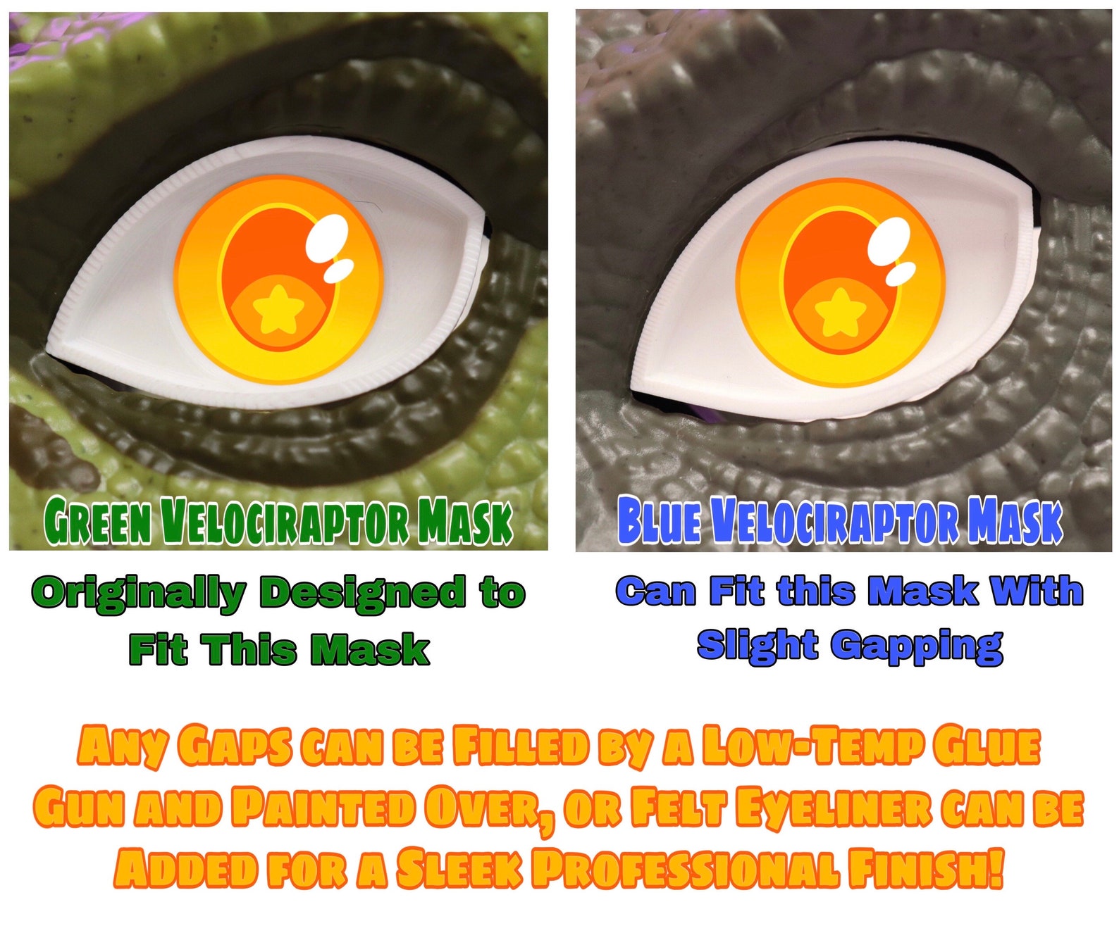 Raptor Mask Follow-me Eye Blanks - Etsy