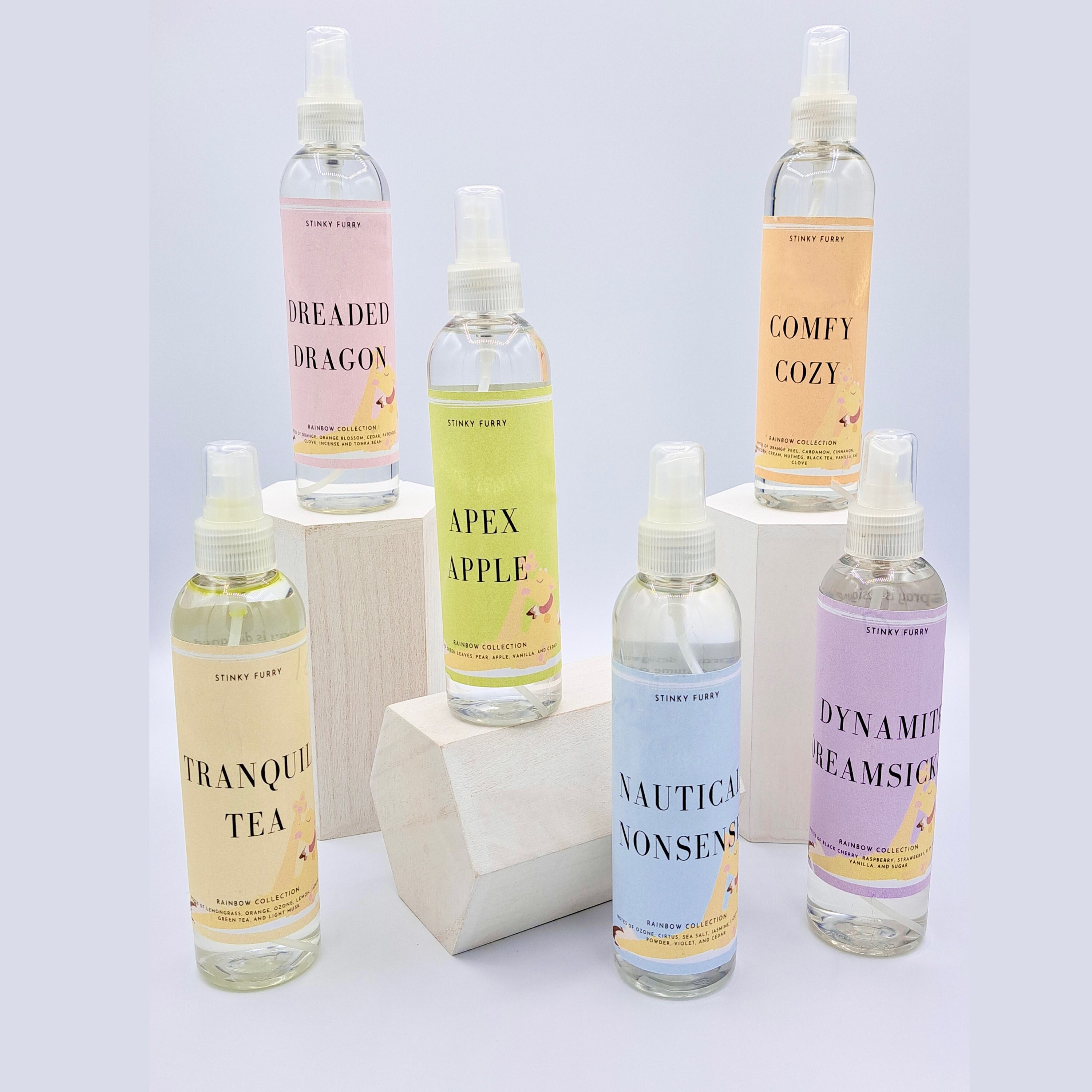 Stinky Furry Fursuit Spray Rainbow Collection — SpiltGrapeSoda