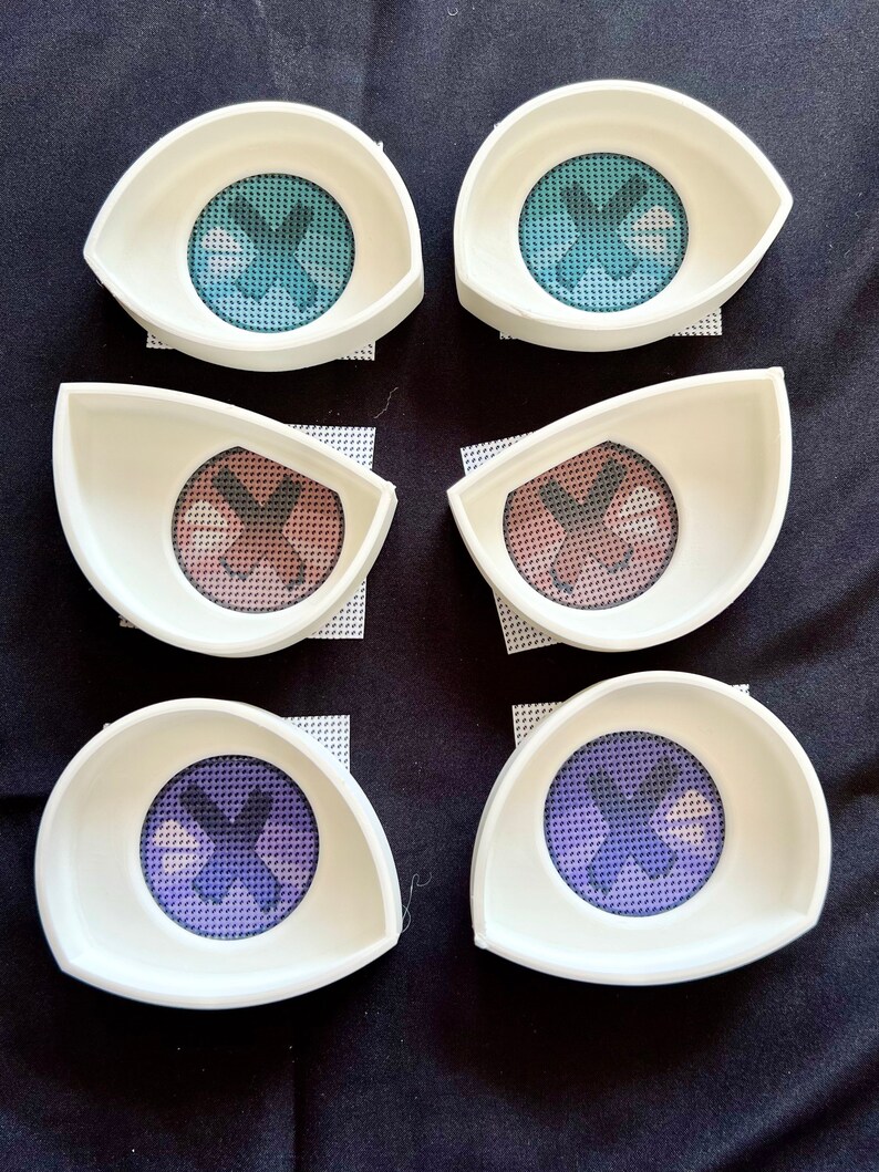 Custom Color X Fursuit Eye Mesh - Etsy
