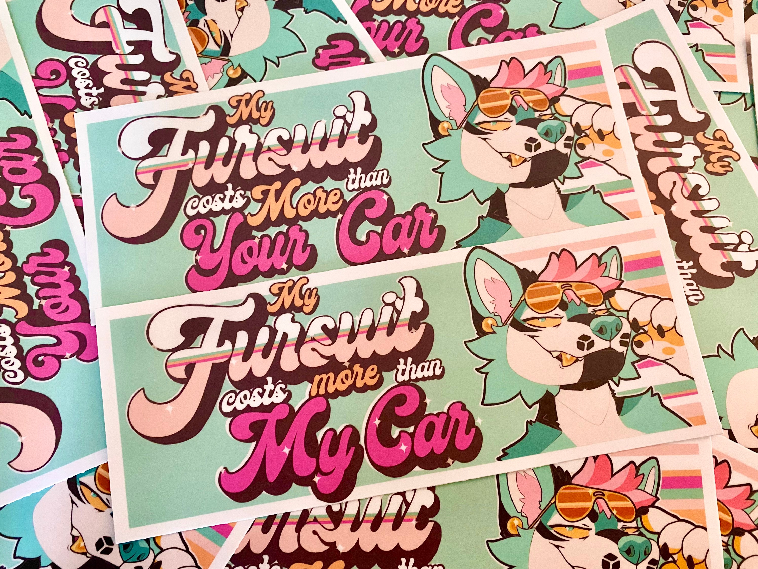 My Fursuit Costs More Than Your Car Sticker - Etsy