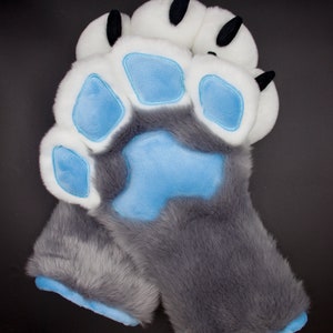 Feral Style Puffy Hand Paw Pattern With Optional Dewclaw [PDF DOWNLOAD ...
