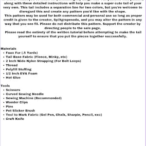 Large Nub Tail Pattern [PDF DOWNLOAD] - Etsy