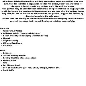 Relaxed Curly Tail Pattern [PDF DOWNLOAD] - Etsy