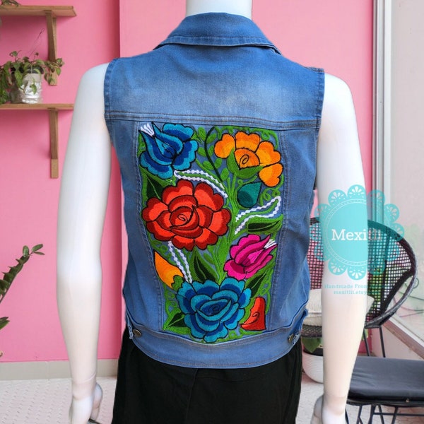 Denim Vest - Etsy