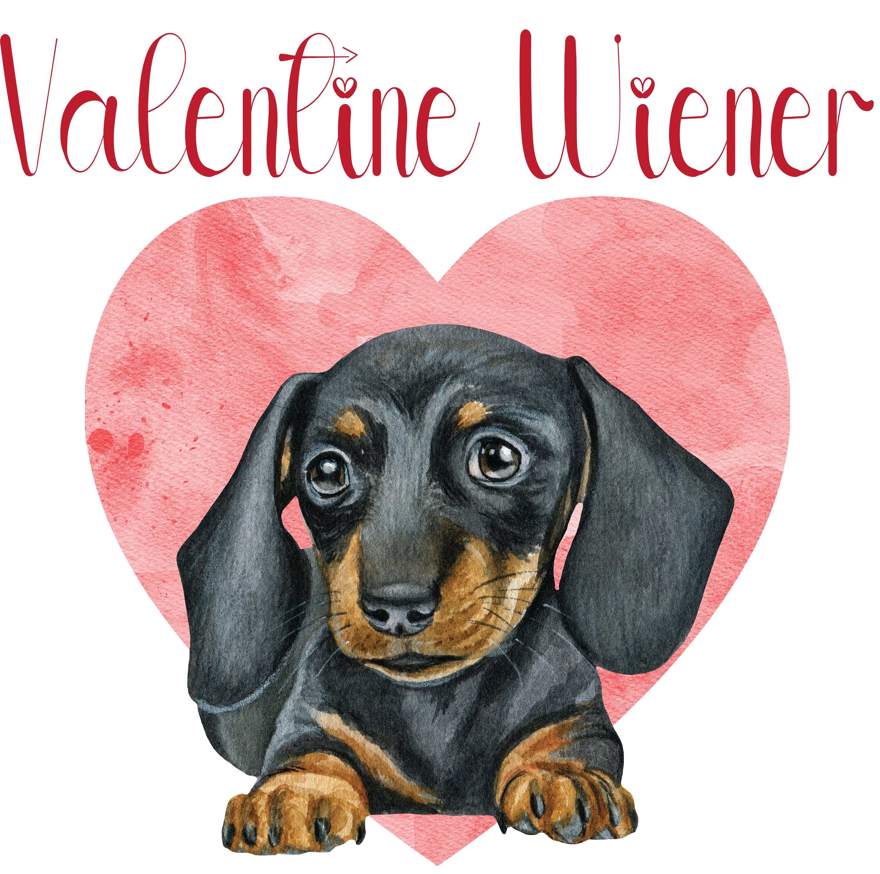 Valentine Wienere PNG, Funny Wiener Dog PNG, Digital Download Only ...