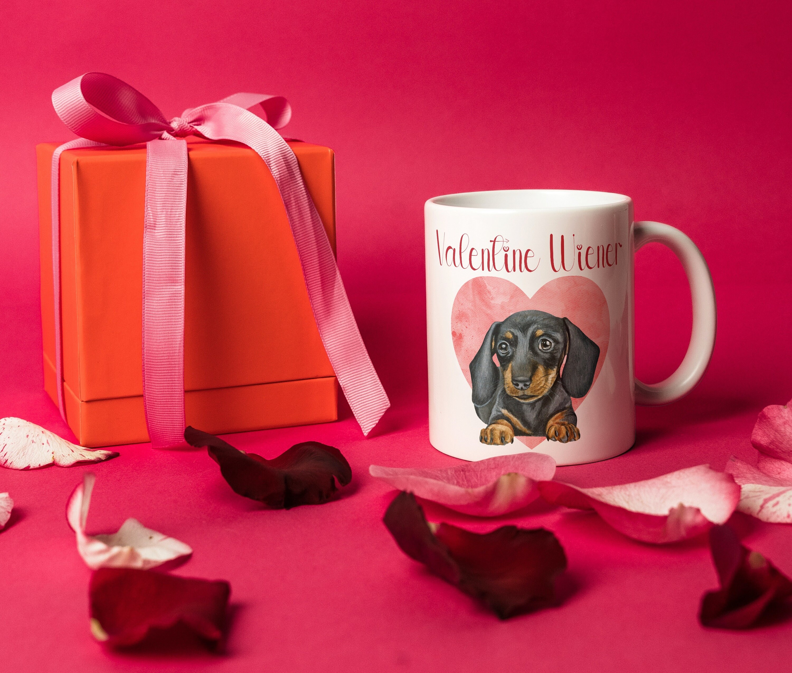 Valentine Wienere PNG, Funny Wiener Dog PNG, Digital Download Only ...