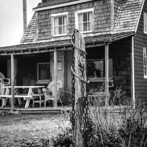 Rustic Cabin Photography | Black & White Vintage Cottage Wall Art ...