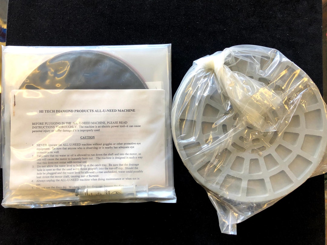 Hi-tech Diamond Products Diamond Smoothing Disc Kit With Backing Plates ...