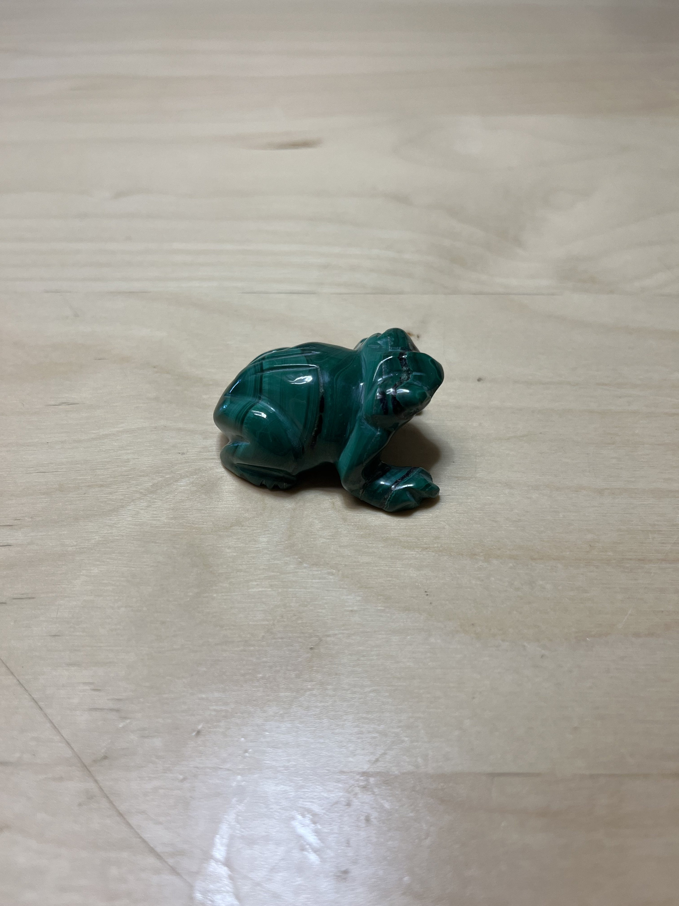 Malachite Frog Carving From the Democratic Republic of Congo Cool Shape ...