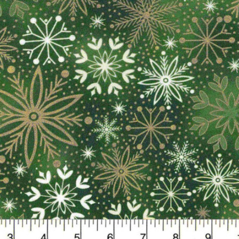 Snowflake Fabric - Etsy