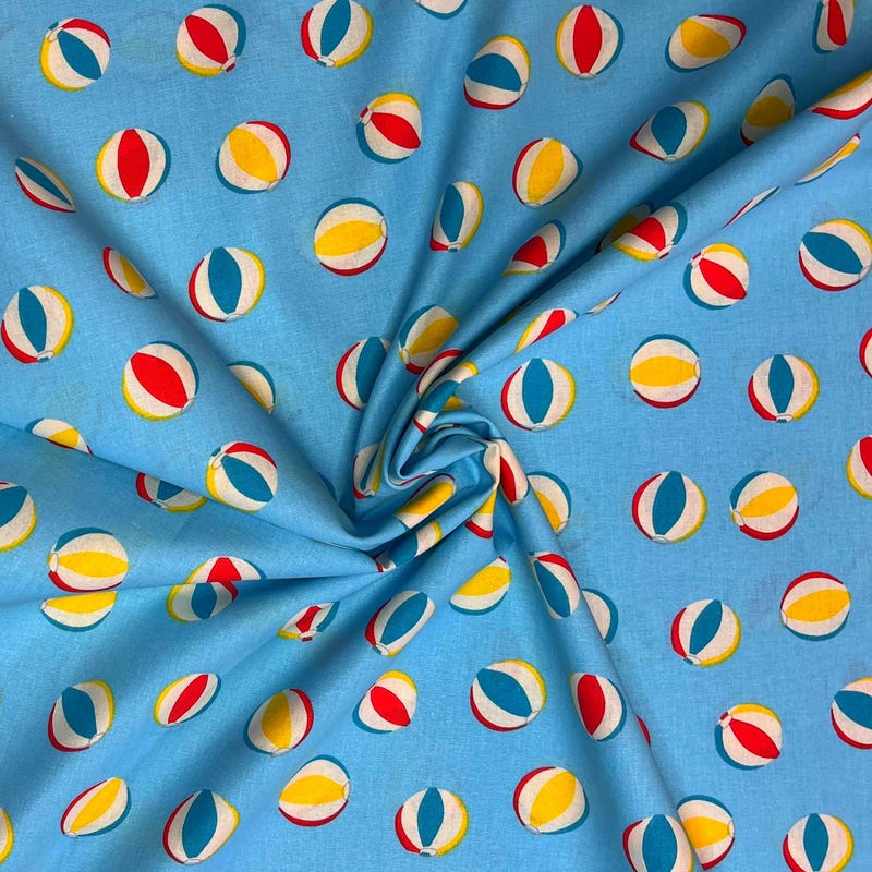 Beach Ball Fabric - Etsy
