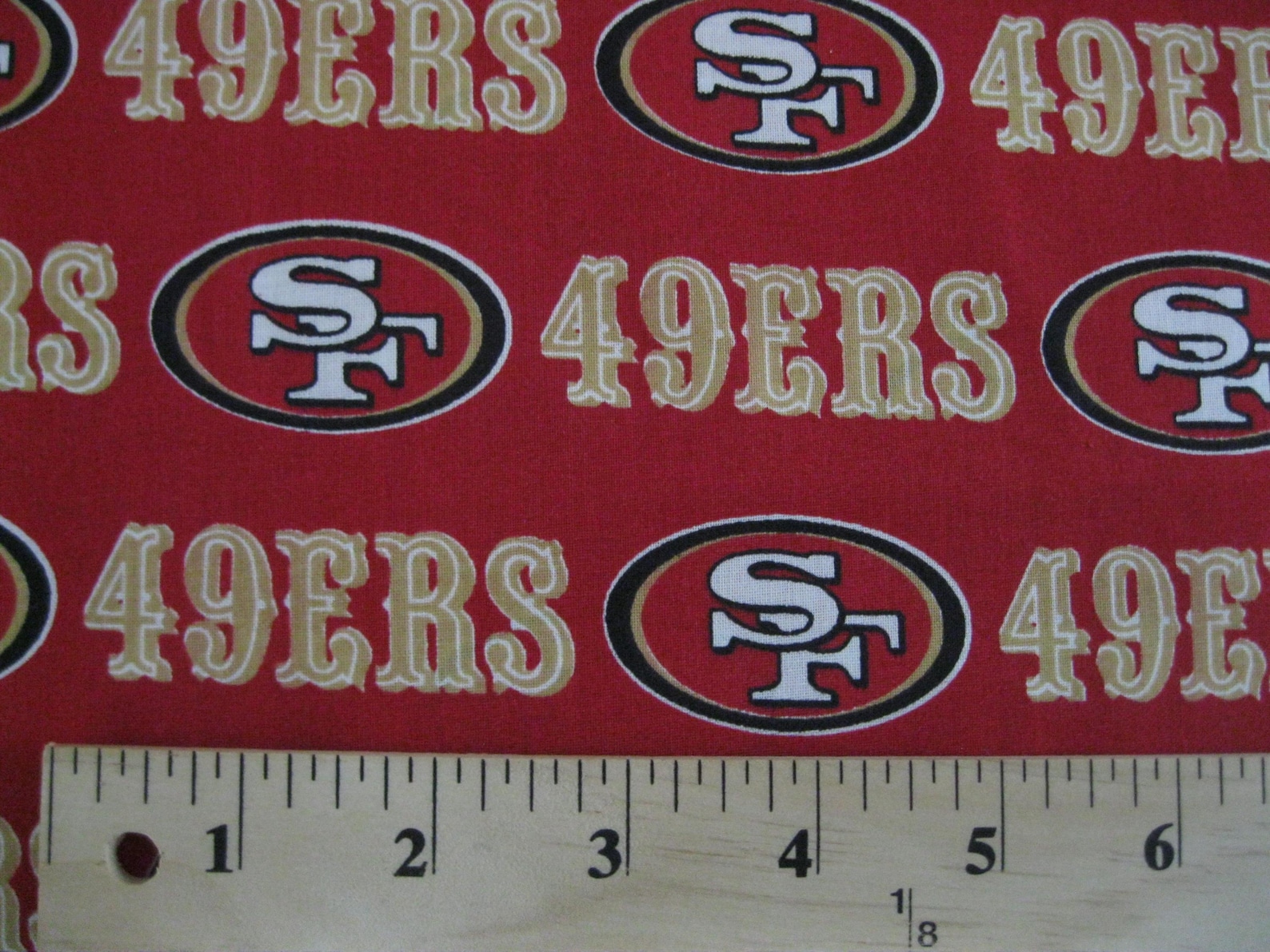 Remnant - San Francisco 49ers Fabric | NFL Football Quilting Fabric ...