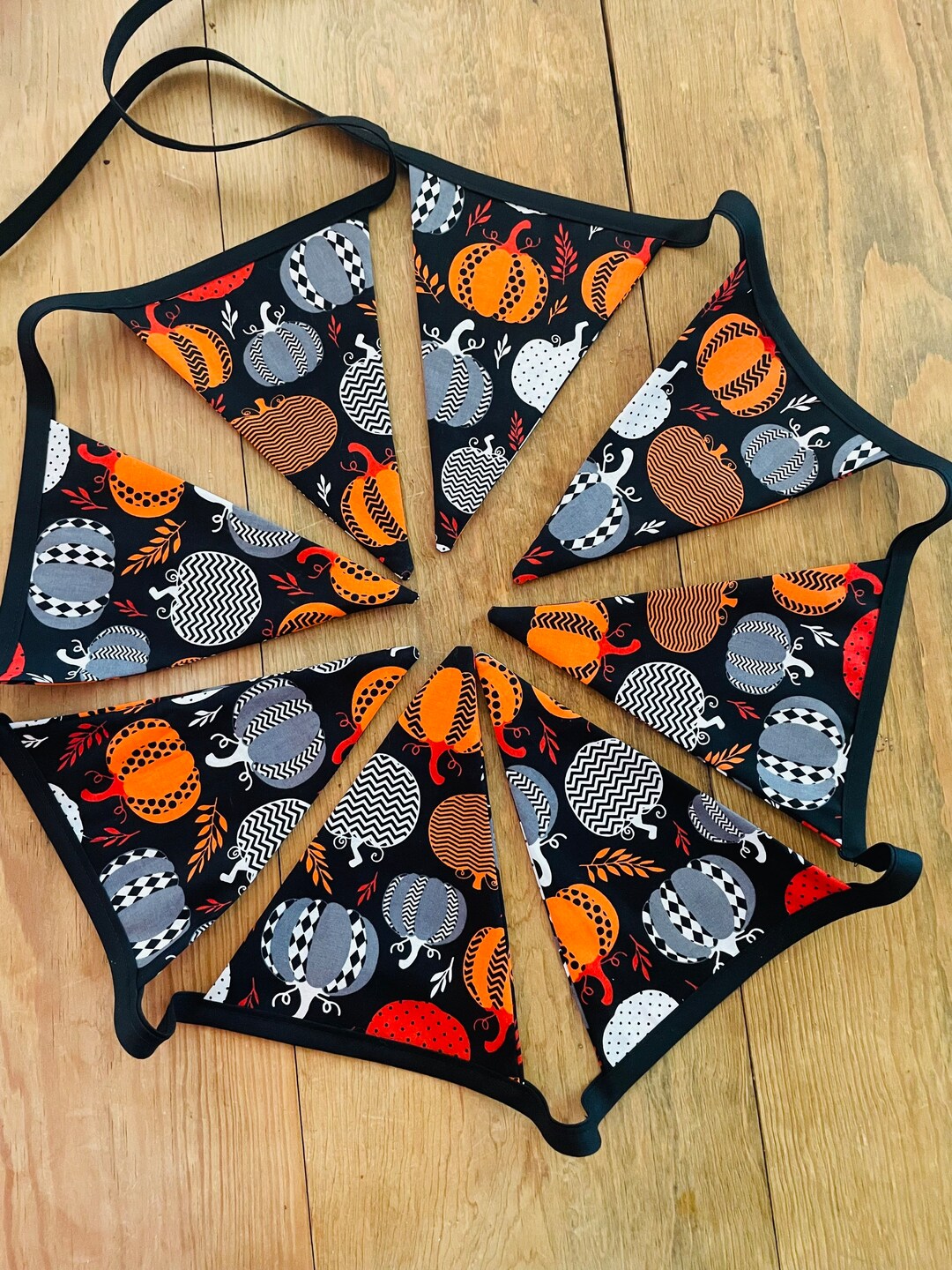 Halloween Spooky Season Banner Bunting Flags Garland Decoration * READY ...