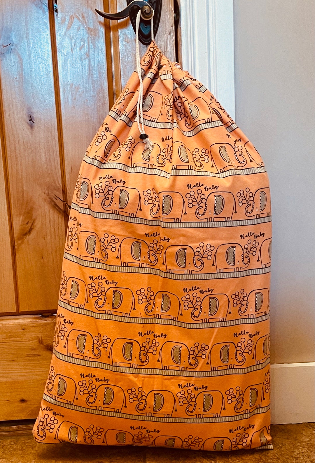 XL Gift Sack Bag.giant, Reusable, Strong Drawstring Fabric Gift Bag ...