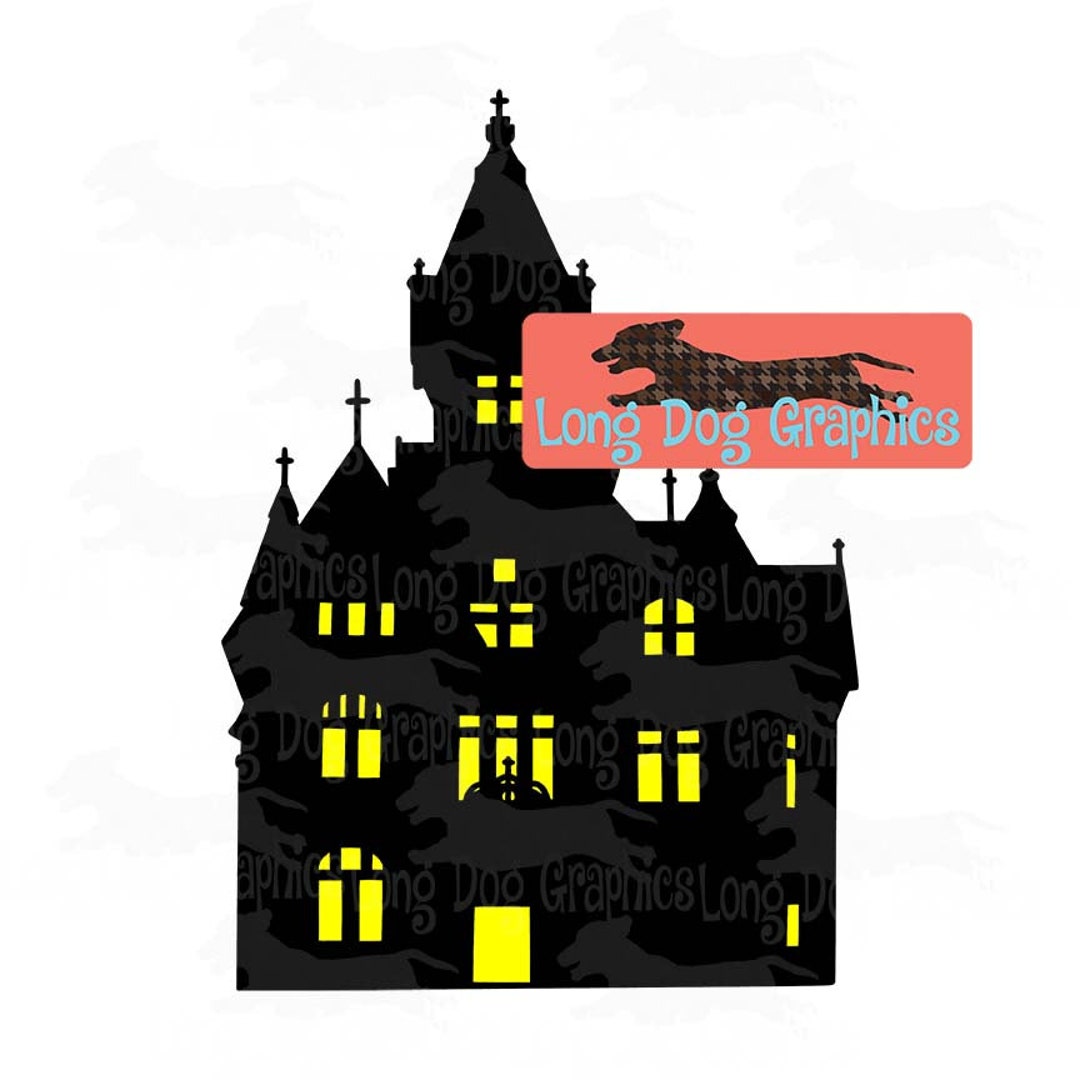 Haunted House SVG File Digital Image - Etsy