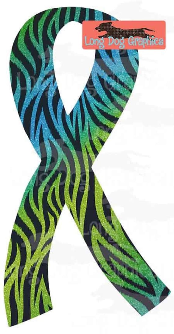 Tiger Awareness Ribbon Digital SVG Image for Sublimation Cut - Etsy