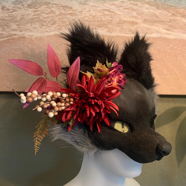 Silver Fox Therian Mask - Etsy