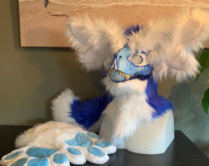 DISCOUNTED - OOAK Waterproof Dinosaur T Rex Costume Mask Budget Fursuit ...