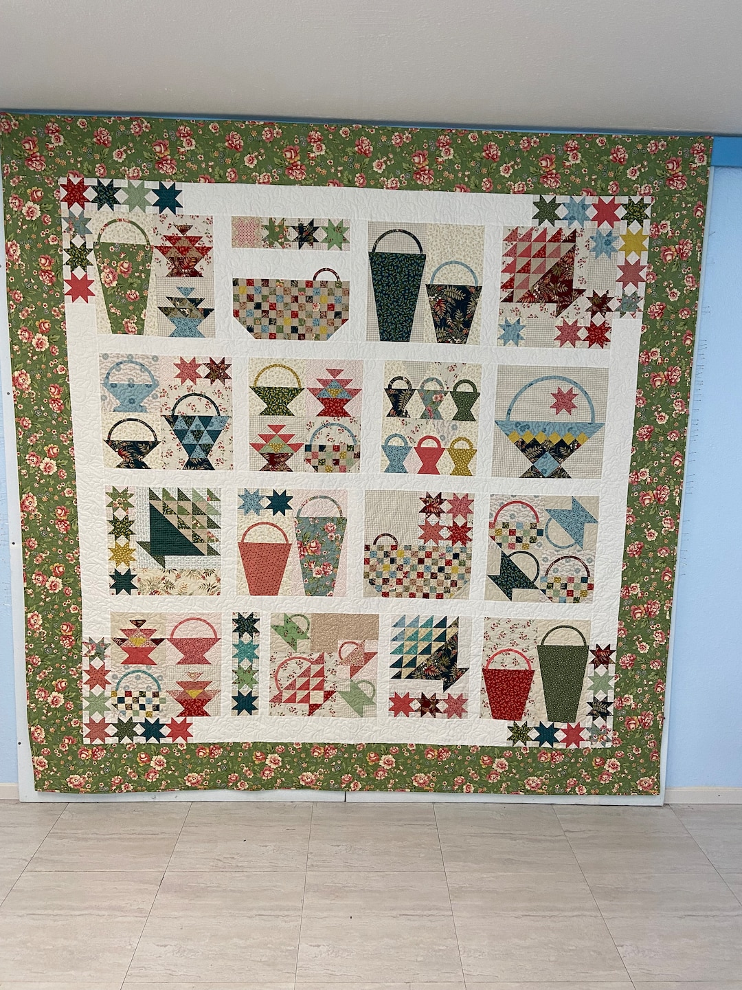 Baskets, Original Pattern by Laundry Basket Quilts - Etsy