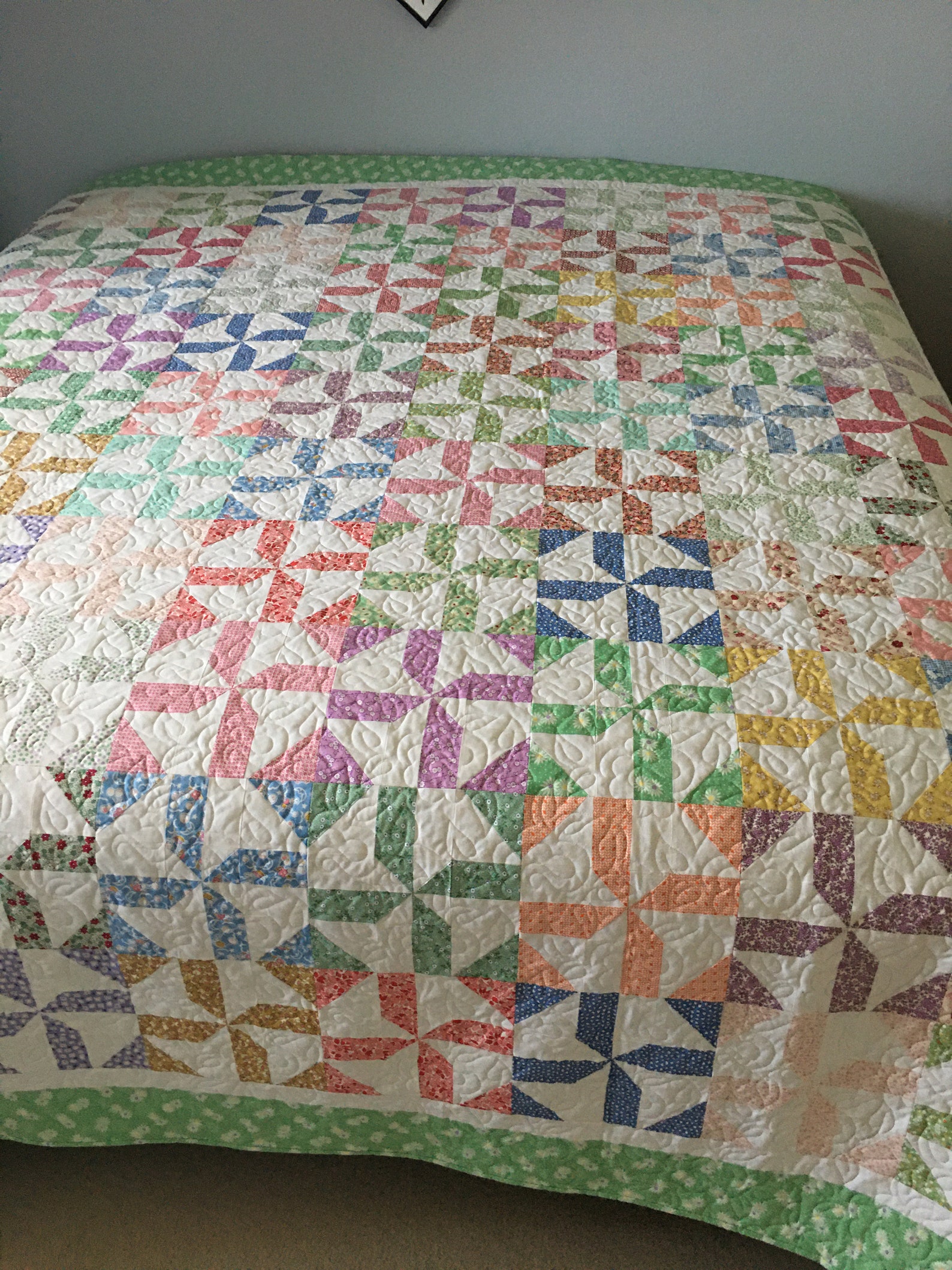 Disappearing Pinwheel Quilt - Etsy