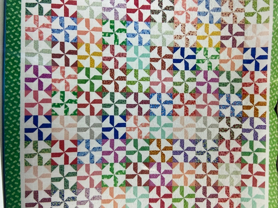 Disappearing Pinwheel Quilt - Etsy