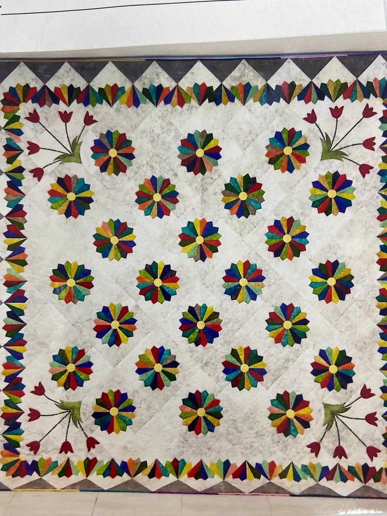 Dresden Flower Patch Quilt - Etsy