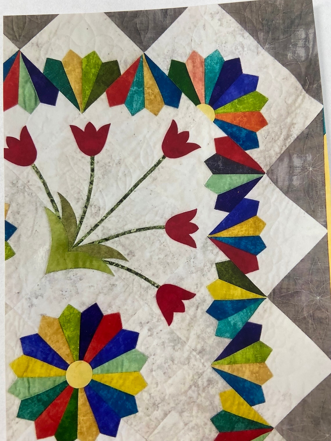 Dresden Flower Patch Quilt - Etsy