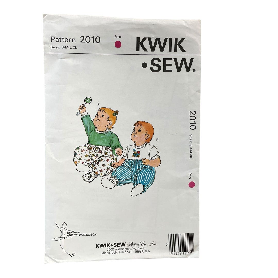 Kwik Sew Sewing Pattern 2010 Baby Infant Jumpsuits Size S-XL - Etsy