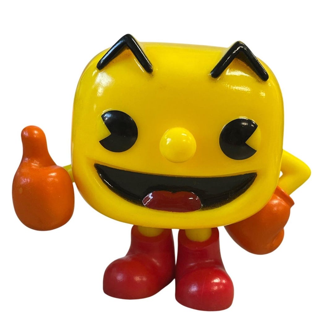 Pac-man PVC Figure Collectible Toy 1980s Retro Gaming Memorabilia Funko ...