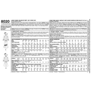 Simplicity Sewing Pattern 8020 Blouse Hat Skirt Steampunk Misses Size 4 ...