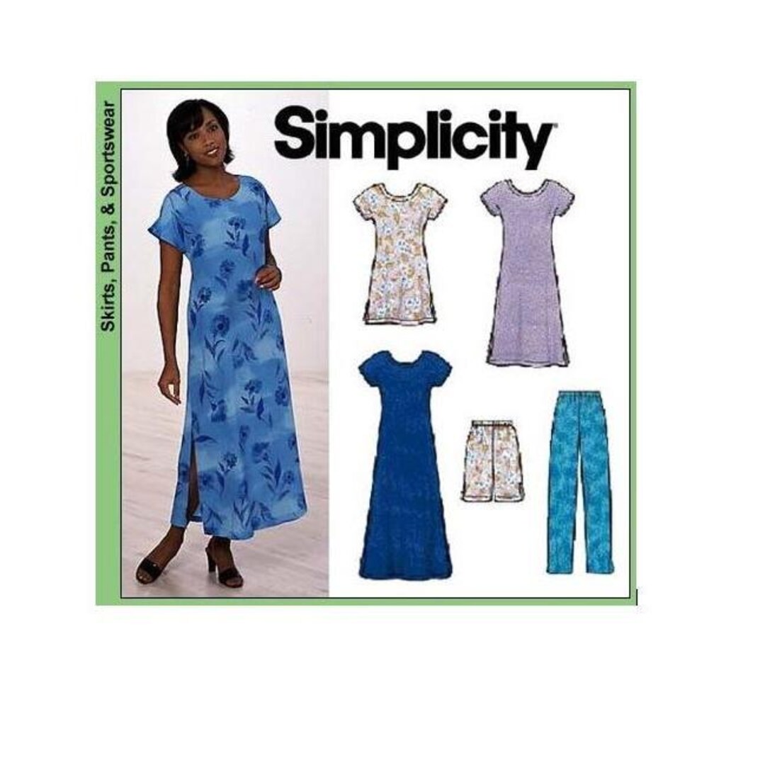 Simplicity 8136 Sewing Pattern for Misses Dress Tunic & Pants Sizes 18 ...