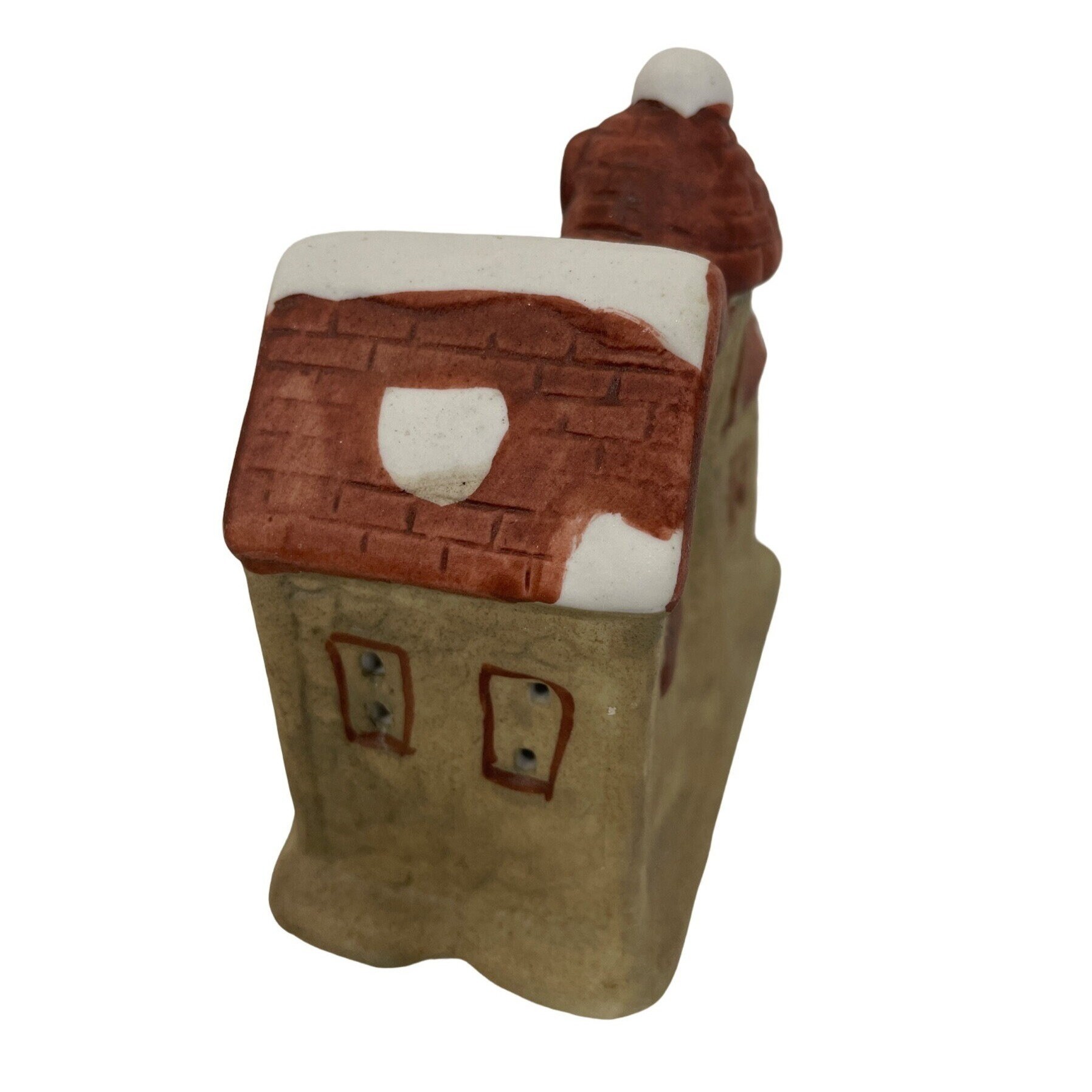 Miniature Christmas Holiday House Castle Ceramic Primitive - Etsy