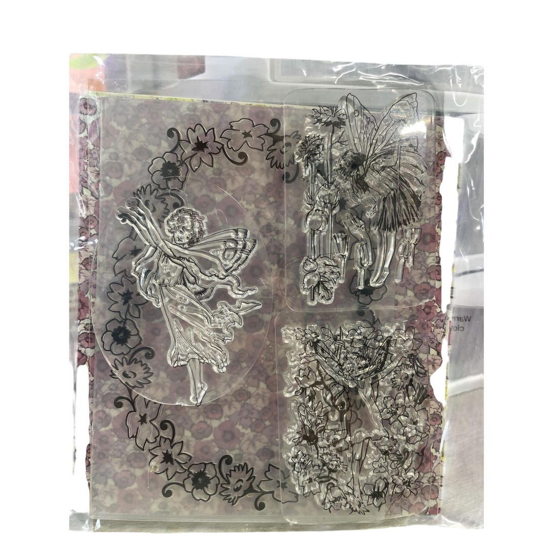 Fairy-themed Cardmaking & Papercraft Stamp Set FAIRIES OF SPRING - Etsy