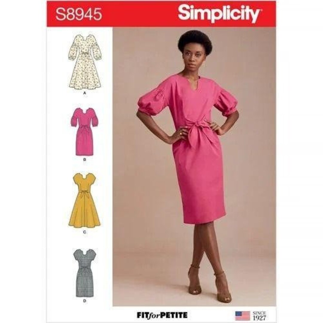 Simplicity Sewing Pattern 8945 / 10248 Misses Dress Size 6-14 Petite - Etsy