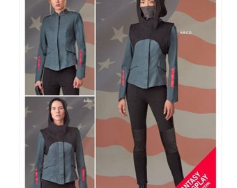 2010s Simplicity 8630 UNCUT Sewing Pattern Cosplay Costume Warrior ...