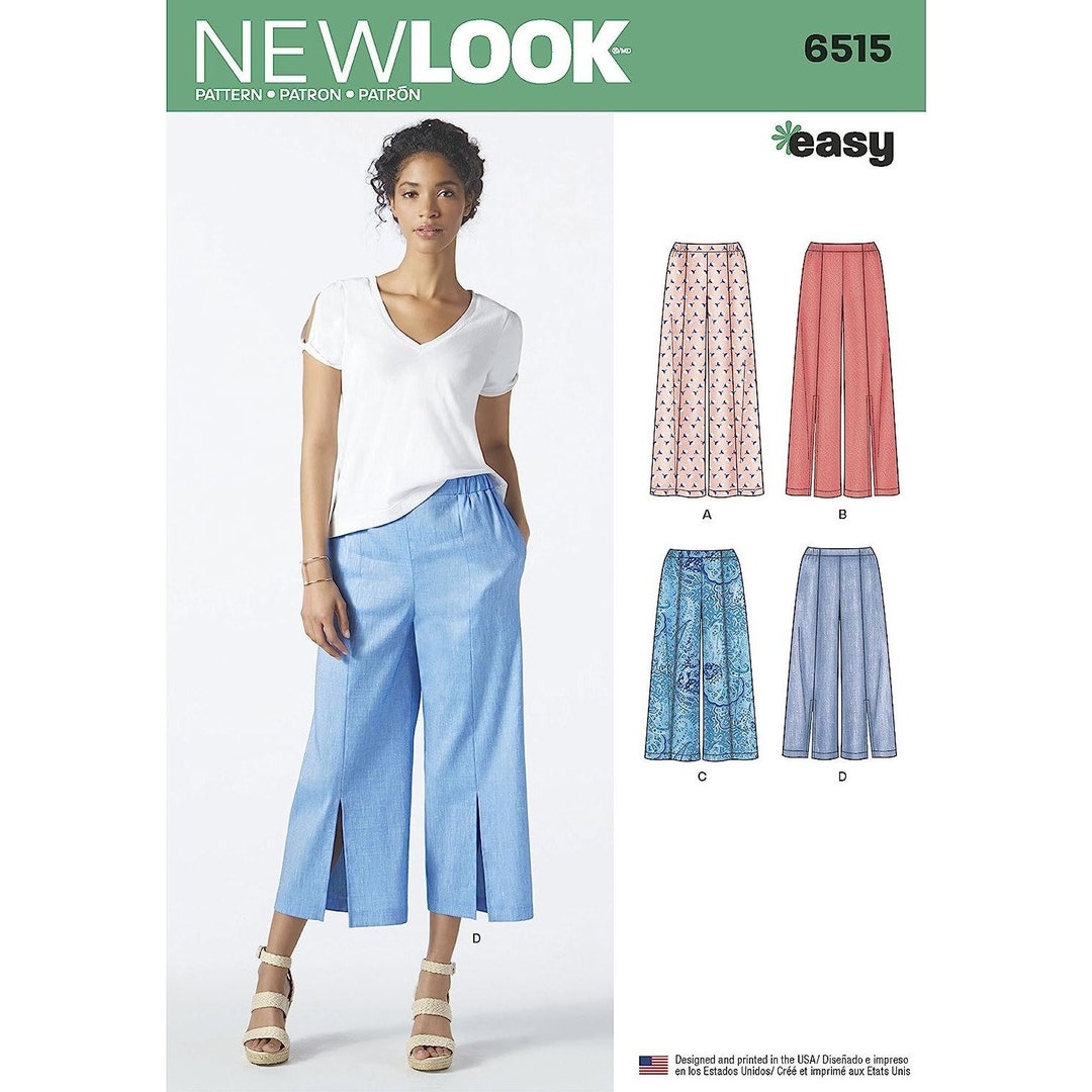 New Look Sewing Pattern 6515 Pants Misses Size 8-20 - Etsy