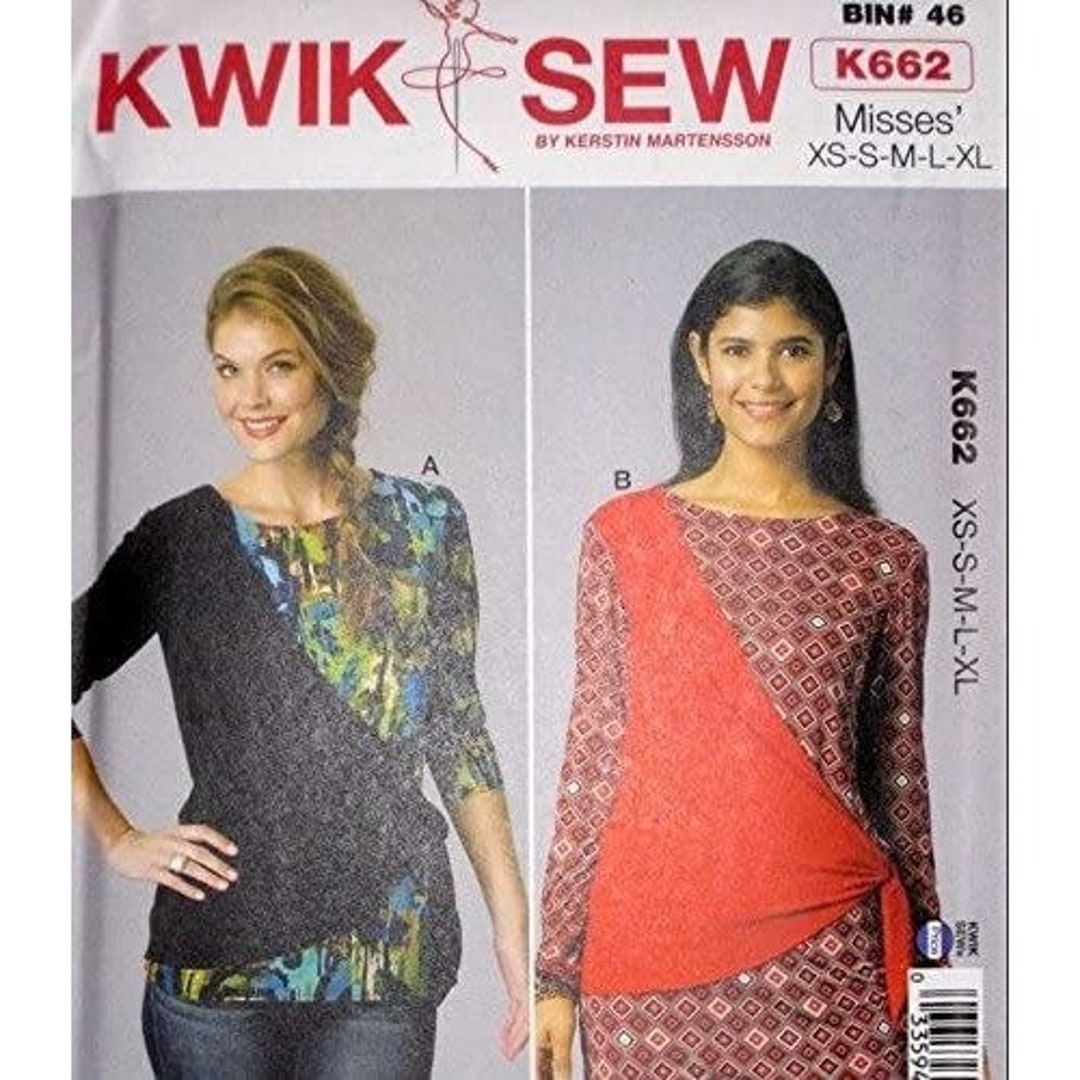 Kwik Sew Sewing Pattern 662 Tops Misses Size XS-XL - Etsy